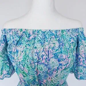 Lilly Pulitzer | Dresses | Lilly Pulitzer Womens Tamie Offtheshoulder ...